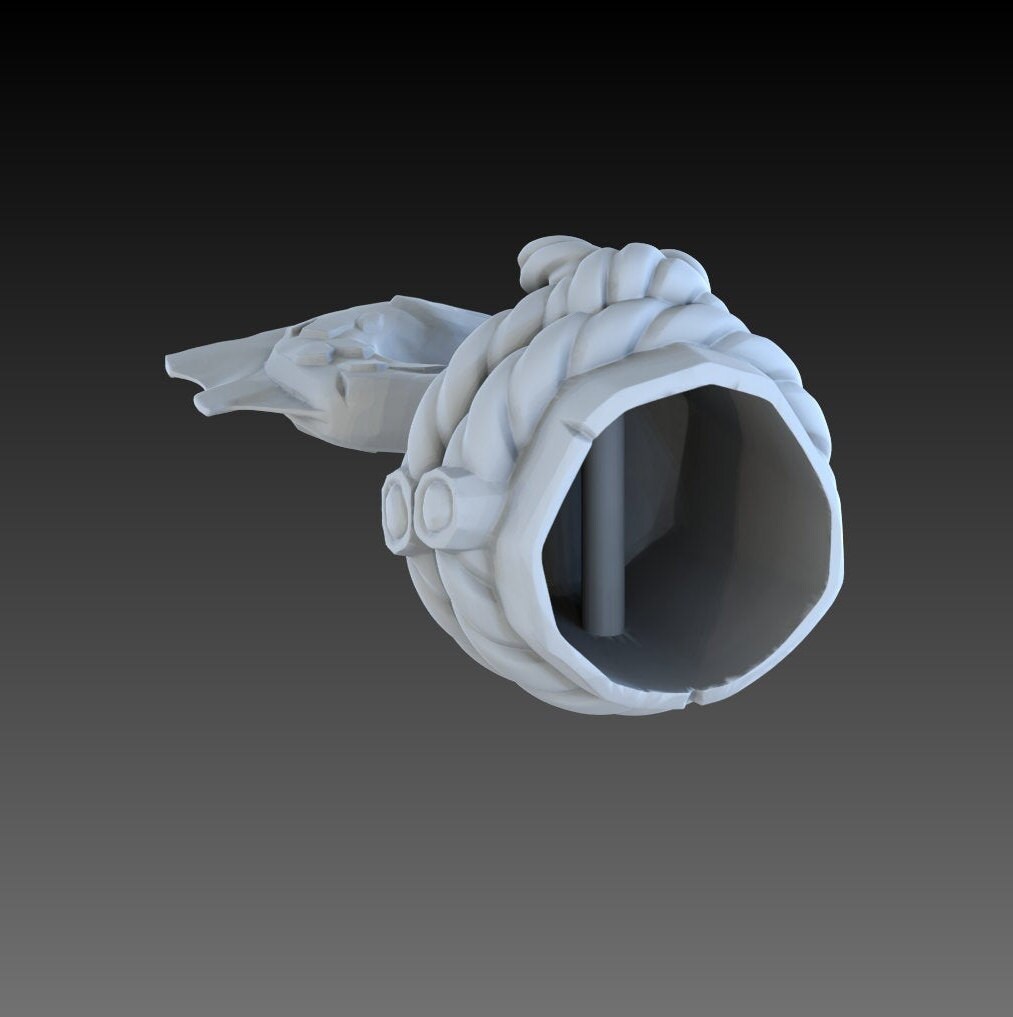Sea of Thieves Inspired Wailing Barnacle Hook Digital 3D - Etsy