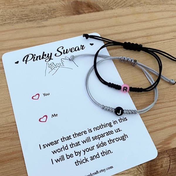 Pinky Promise Bracelet - Etsy
