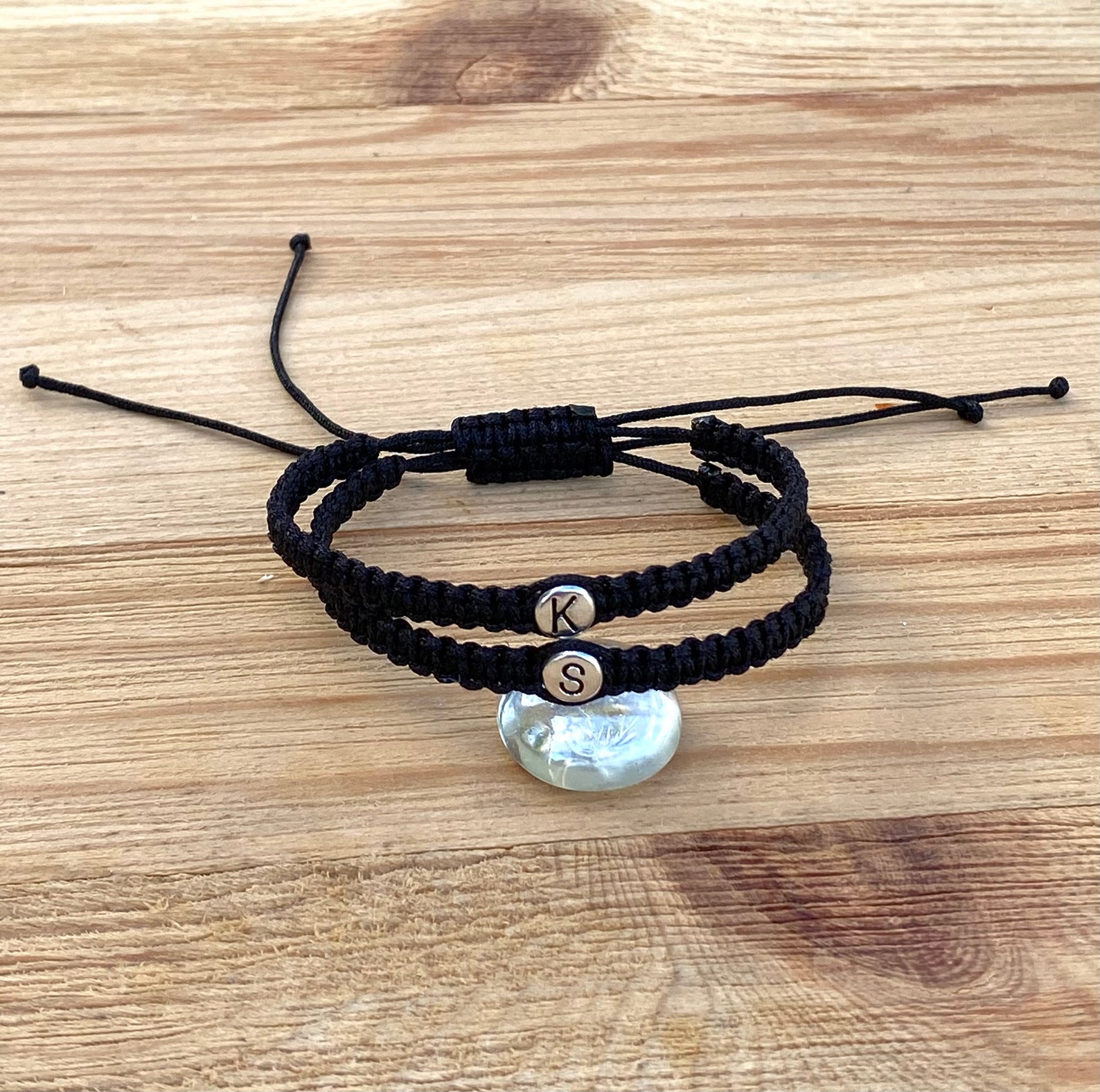 Initials Bracelet Couples Custom Bracelet Personalized - Etsy