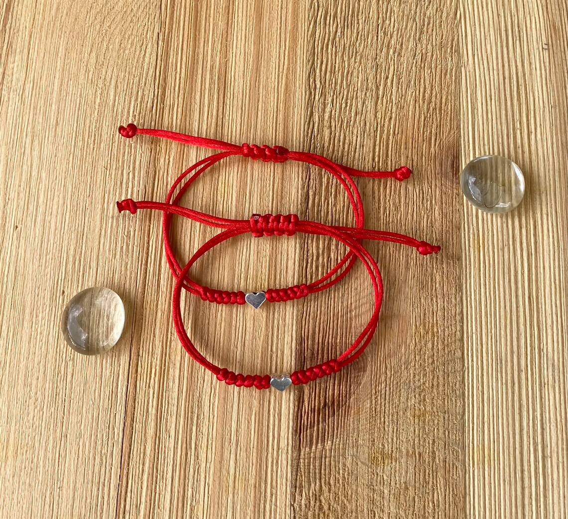 Pinky Promise Bracelet Couples Heart Bracelet Boyfriend - Etsy