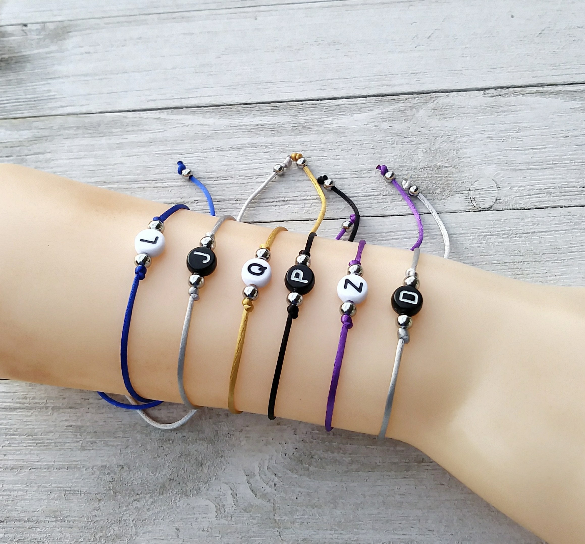 Custom Bracelet Alphabet Bracelet Personalized Letter | Etsy