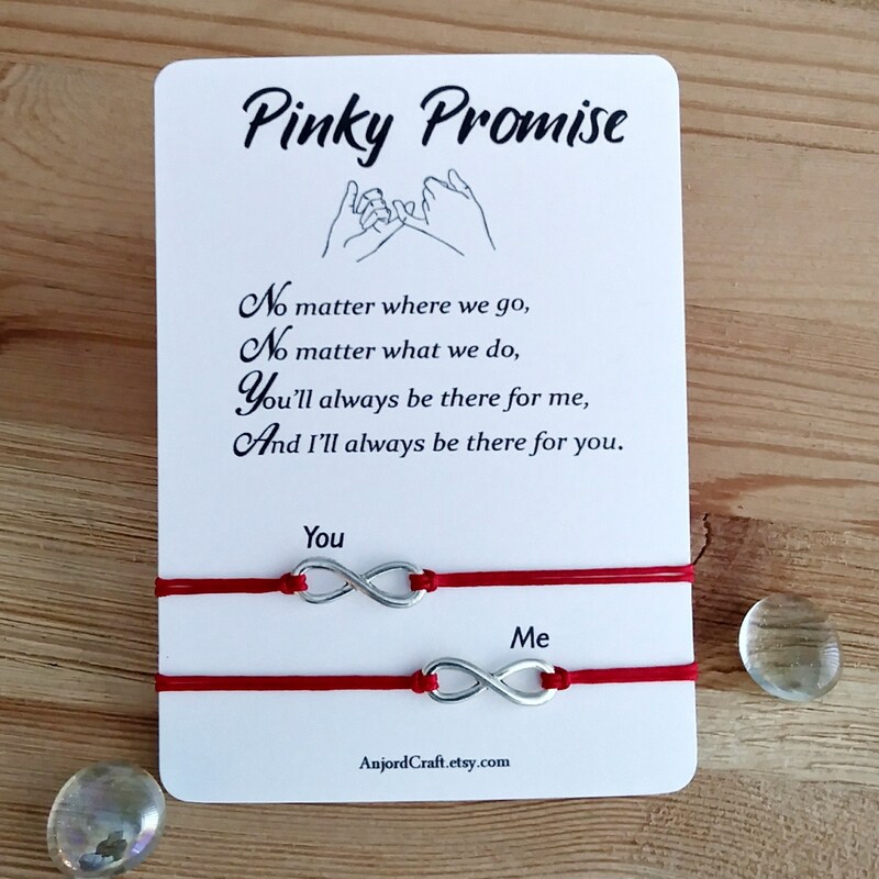 Pinky Promise Bracelet - Etsy