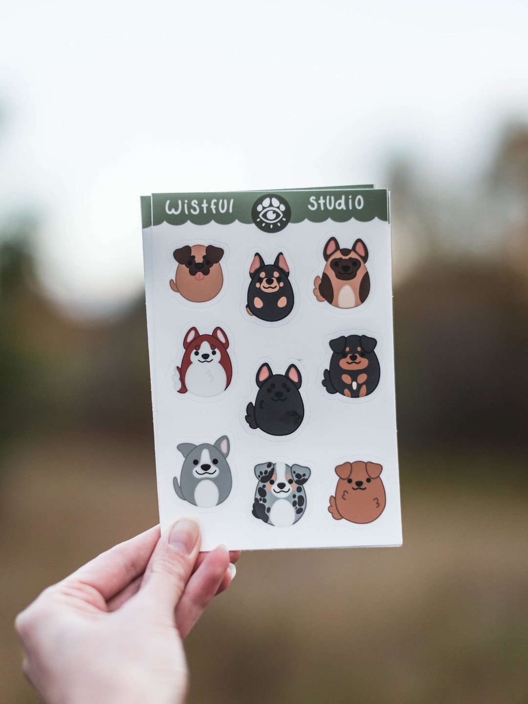 Squishmallow Dog Sticker Sheet | Aussie, German Shepherd, Pitbull, Pug ...