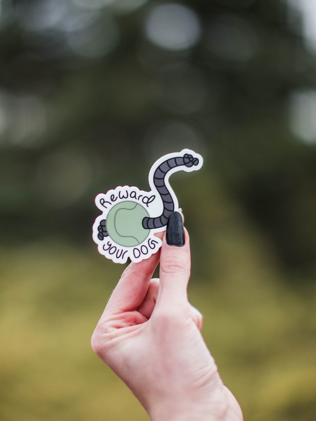 Reward Your Dog | Ball Tug | Sticker - Etsy