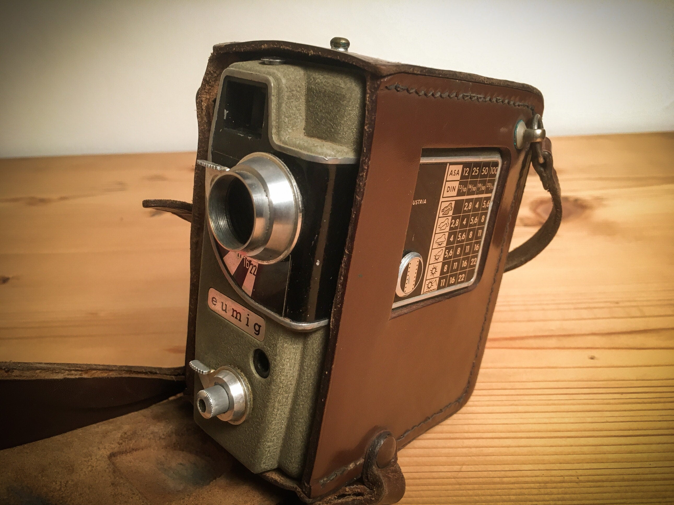 Vintage Eumig Electric Double 8 Camera With Leather Case & Lenses - Etsy