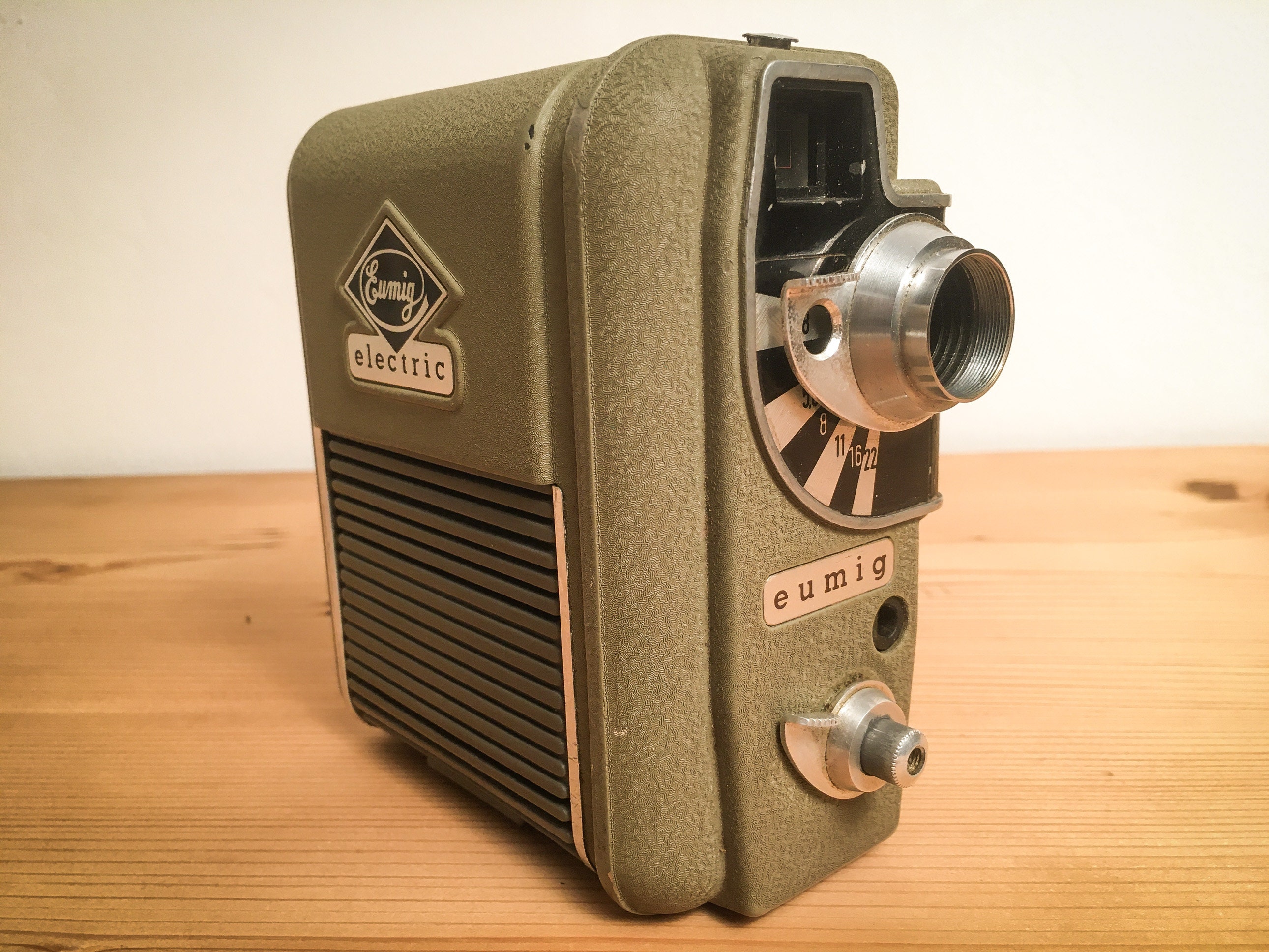 Vintage Eumig Electric Double 8 Camera With Leather Case & Lenses - Etsy