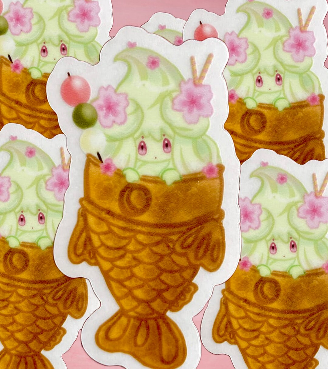 Sakura Taiyaki Creamie Sticker - Etsy