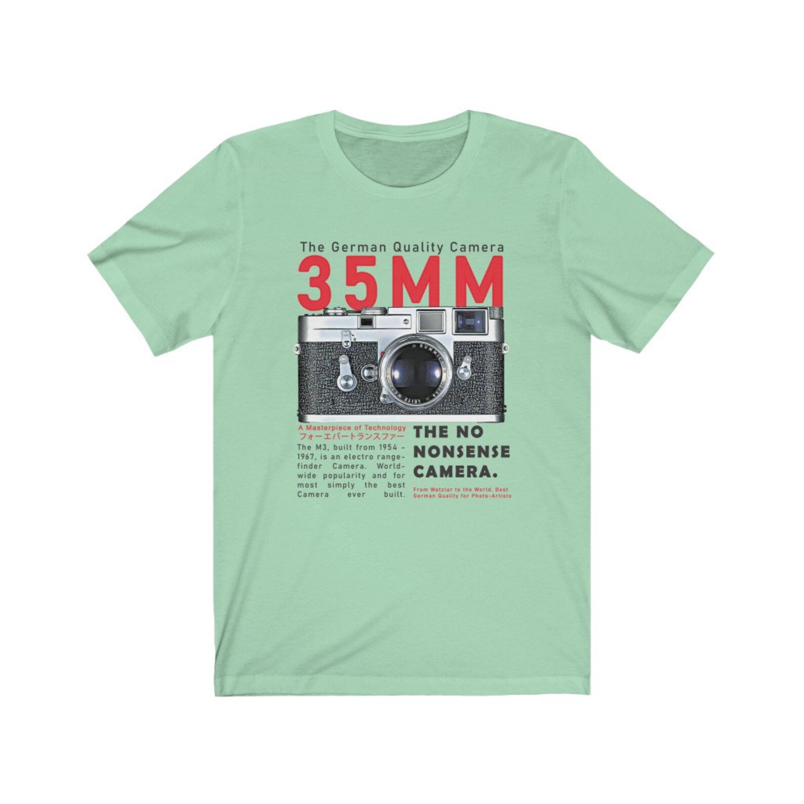 Leica M3 35 MM Vintage Camera T-shirt I Retro Camera Shirt I - Etsy