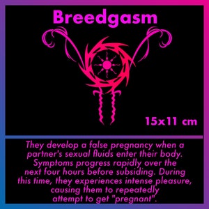 Succubus Womb Tattoos - UV Blacklight Reactive Glow in the Dark Tattoos ...