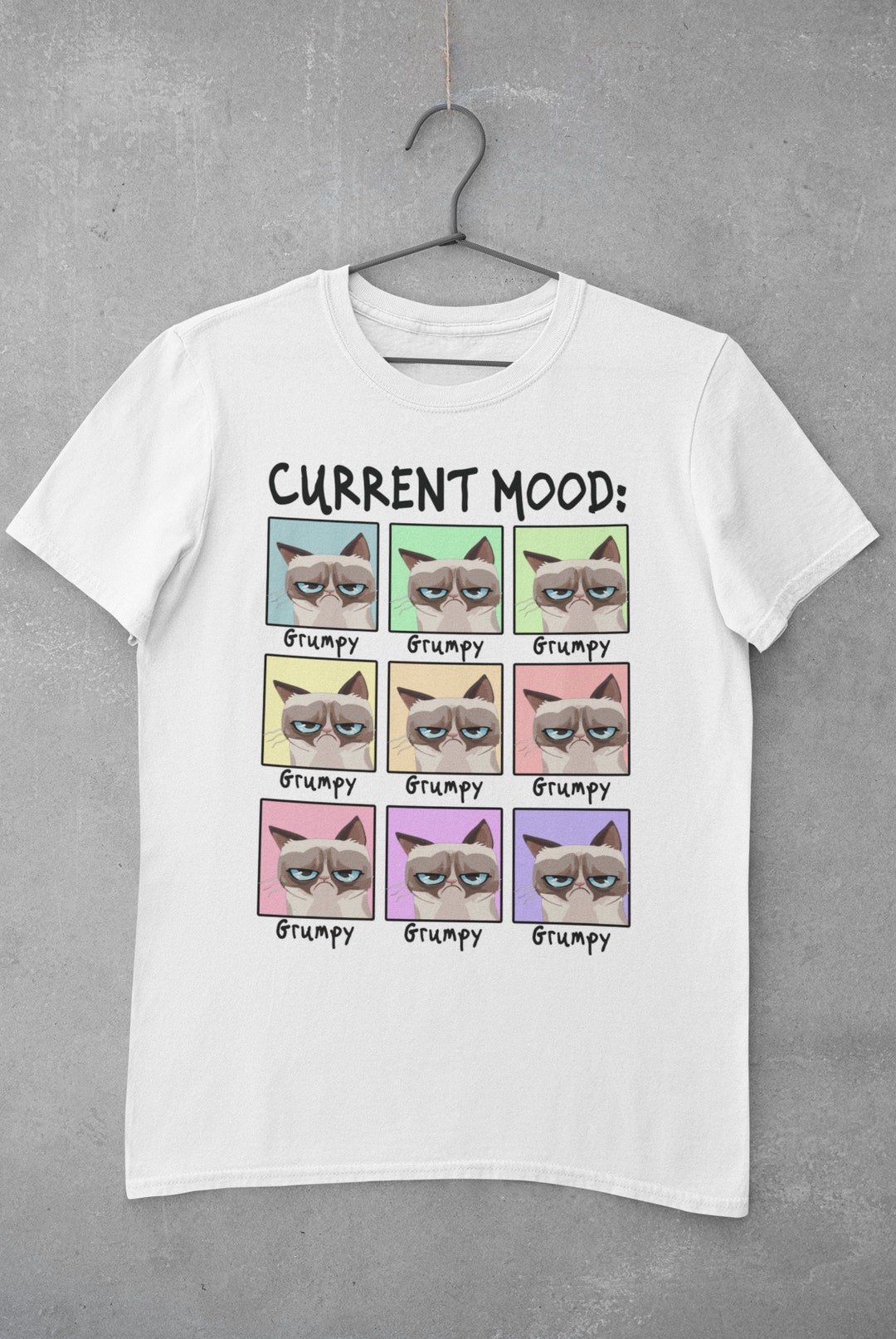Grumpy Cat Shirt I Grumpy Mood T-shirt I Grumpy Shirt I Funny Cat Shirt ...