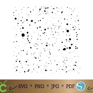 Cmyk Vector Splatter SVG Digital Download, Color Background, Abstract ...