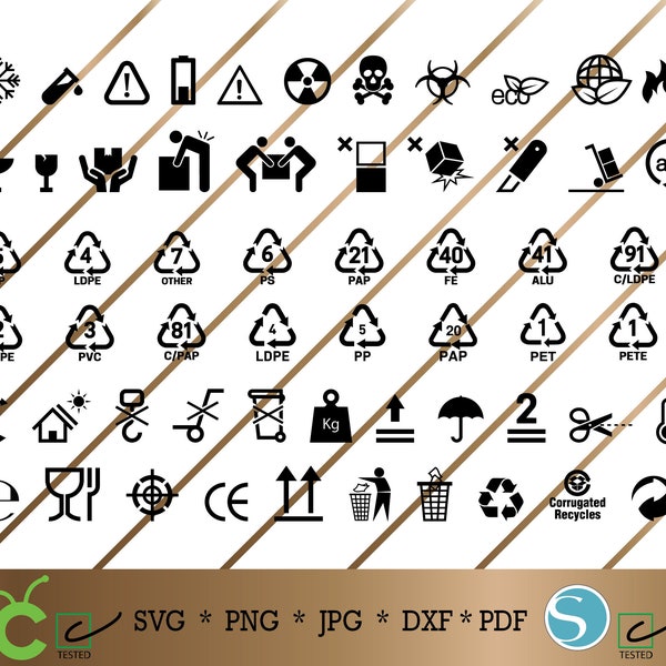 Packaging Symbols Svg - Etsy