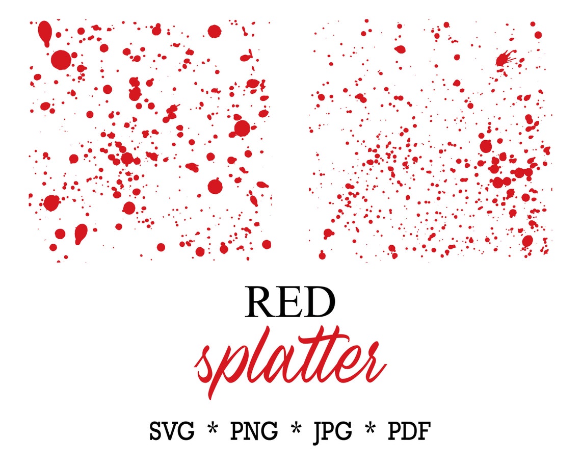 SPLATTER SVG Digital Download Paint Splatter Svg Splatter - Etsy