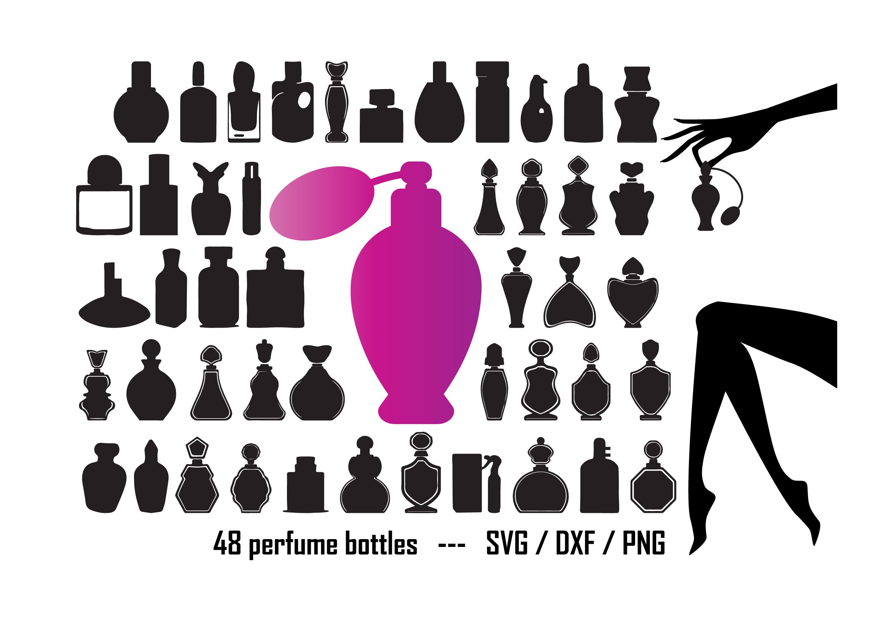 Perfume Bottle SVG Digital Download Perfume Svg Perfume | Etsy UK