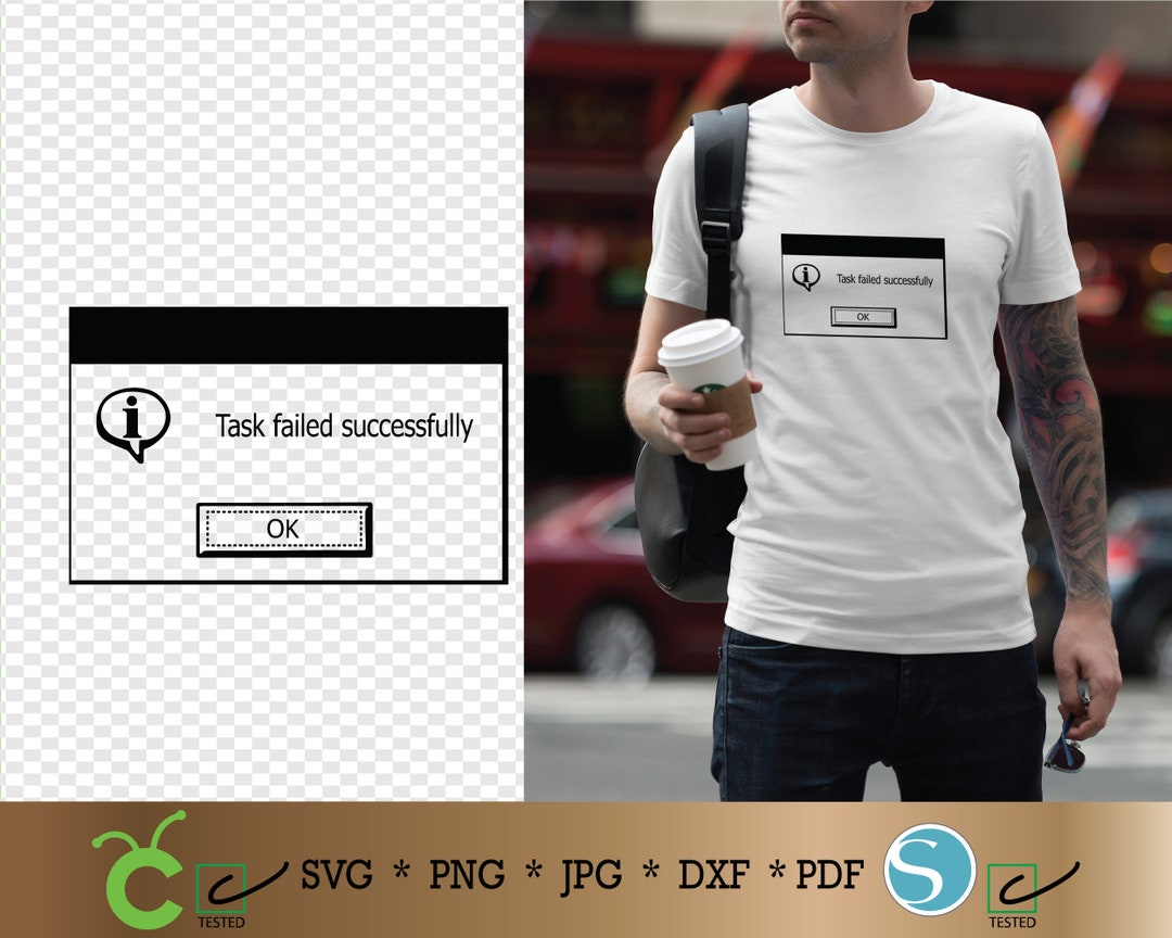 Windows Error SVG Digital Download, Funny Svg, Task Failed Svg ...