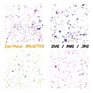 SPLATTER SVG Digital Download, Paint Splatter Svg, Splatter Svg, Paint ...