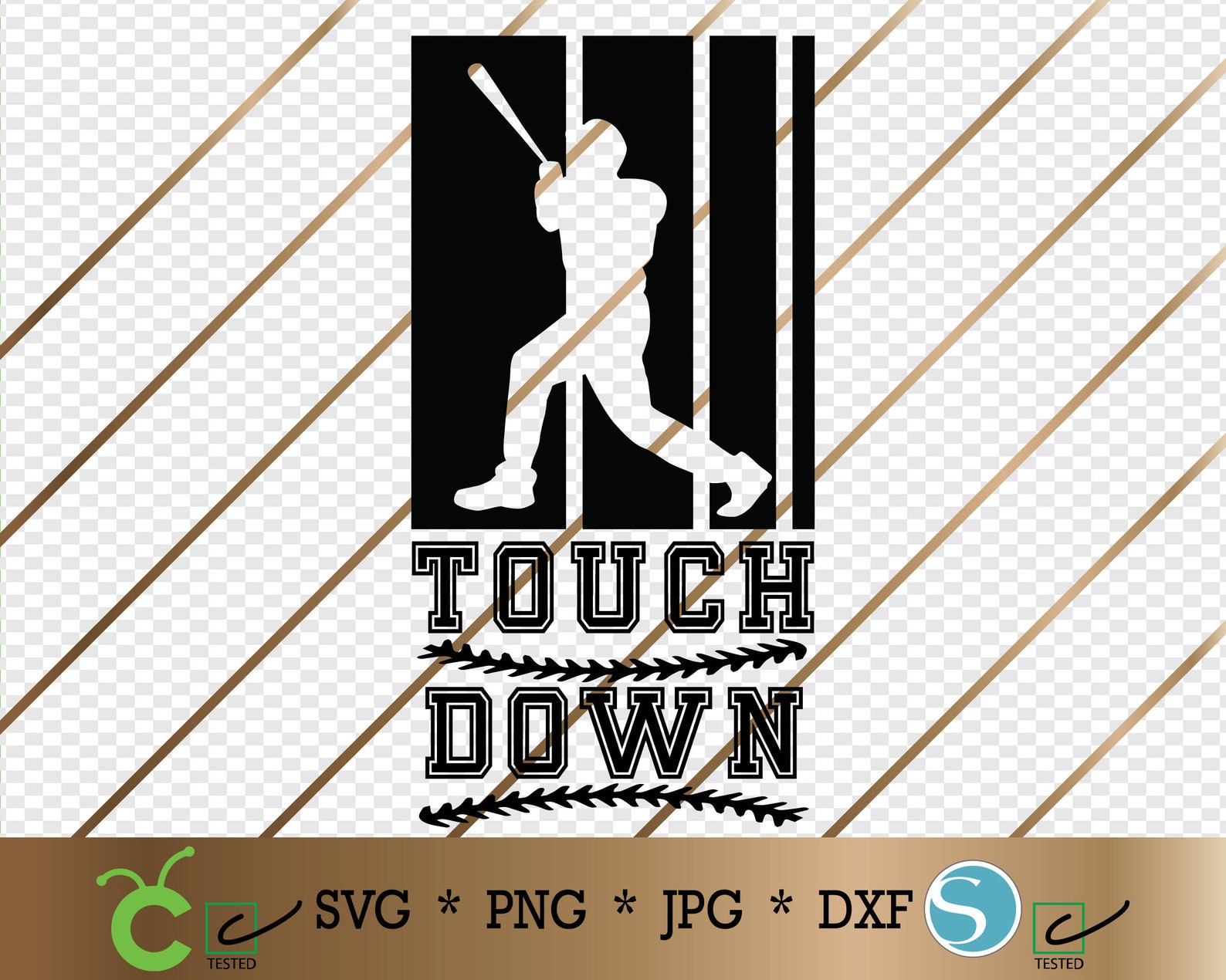 TOUCHDOWN SVG Digital Download Baseball Svg Football Svg | Etsy