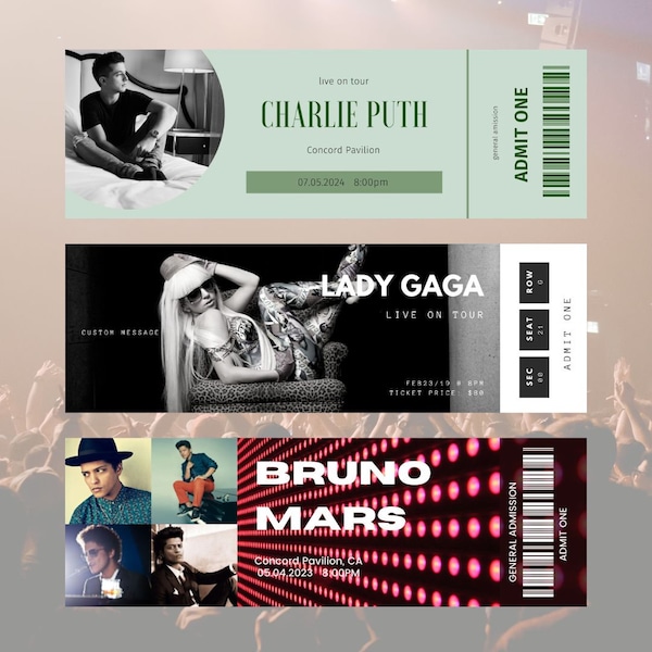 Concert Invitations - Etsy