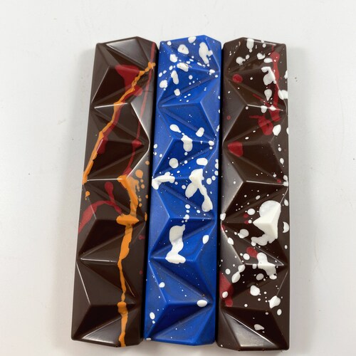 Dark Chocolate Bars With Bon Bon Fillings. Pack of 3 Bars. - Etsy