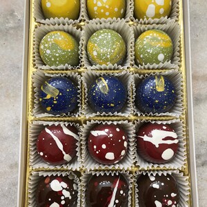 Artisan Chocolate Bon Bons. 15 Piece Box. Gluten Free. Simple ...