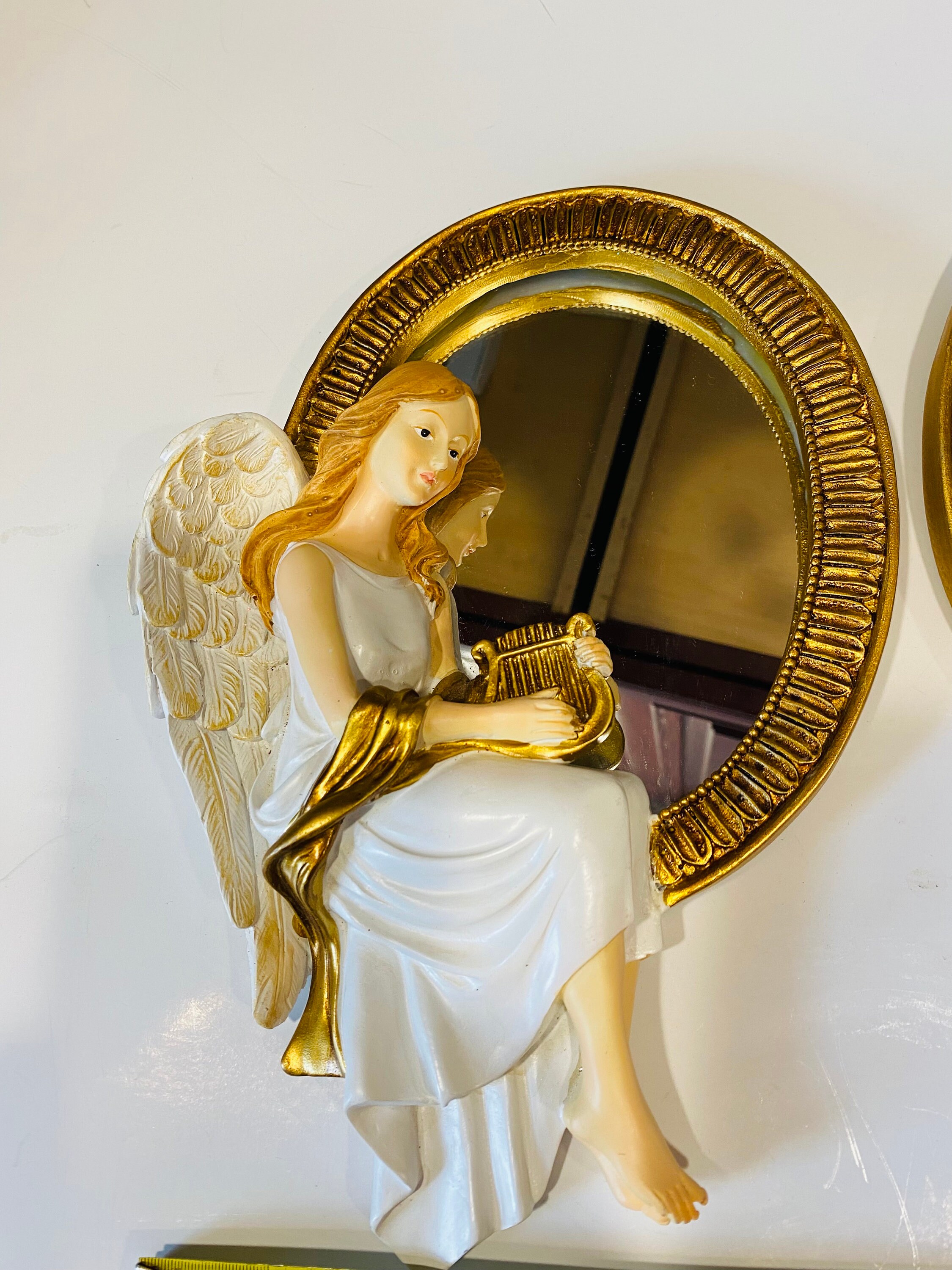 Mirrored 3D Heavenly Wall Angels Set of 2 - Etsy