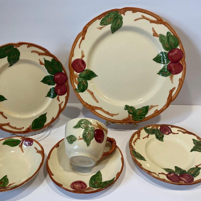 Franciscan Apple Dinnerware - Etsy