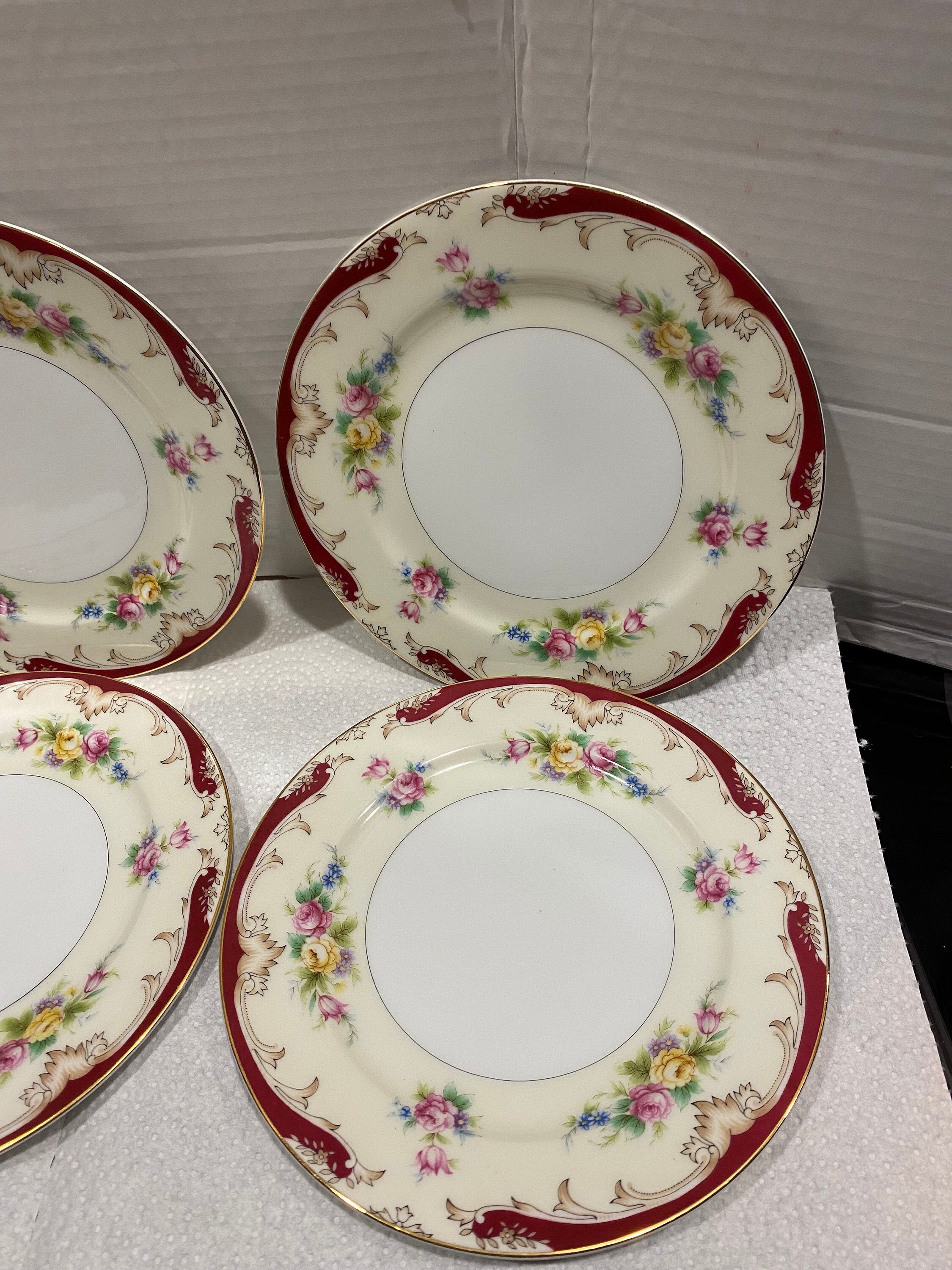 Meito China Talbot Pattern Set of 6 Salad Plates Japan Vintage 7 7/8 - Etsy