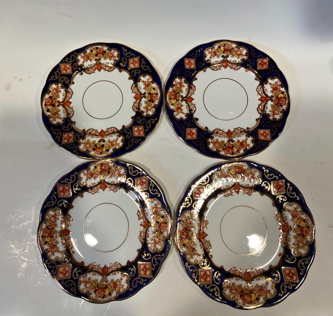 Royal Albert Derby (heirloom) Imari Bread & Butter 4 Plates Bone China ...