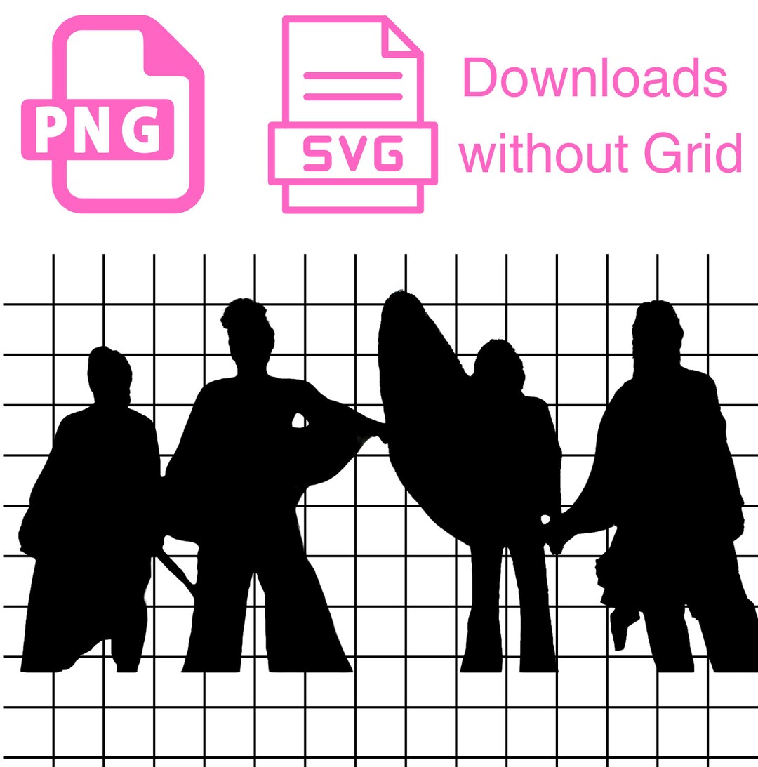 Greta Van Fleet SVG Cutout Silhouette - Etsy