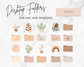 Desktop Folder Icons | Etsy