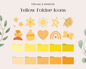 Folder Icons Spring | Etsy