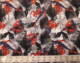 Spiderman Fabric | Etsy