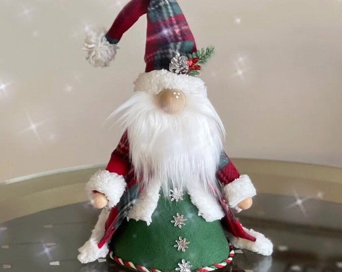 Fancy Plush 14" Gnome Tree Topper - Etsy