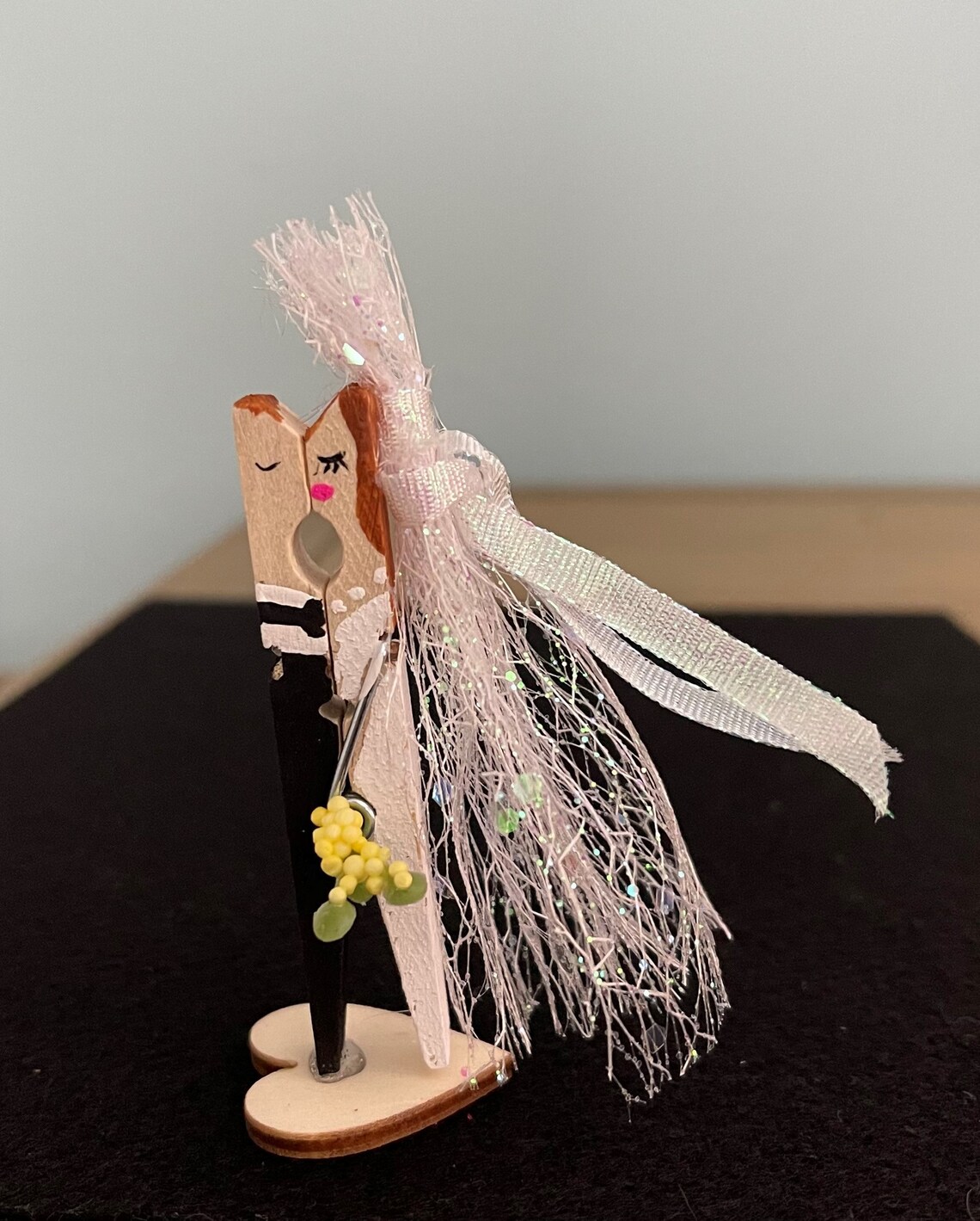 Bride & Groom Clothespin - Etsy