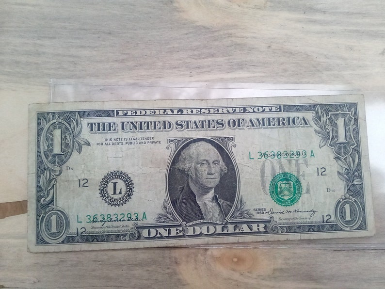 One Dollar Serial# Misprint and Seal Misprint - Etsy