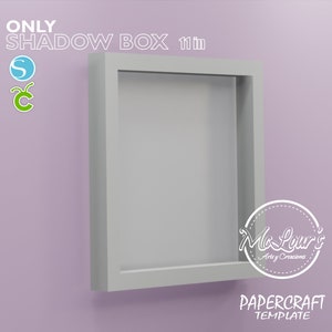 Shadow Box Template 11, Available in Studio and SVG Formats - Etsy
