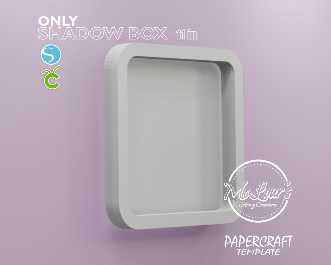 Shadow Box 11"/diy Craft/ Template STUDIO SVG/ Home Decor - Etsy