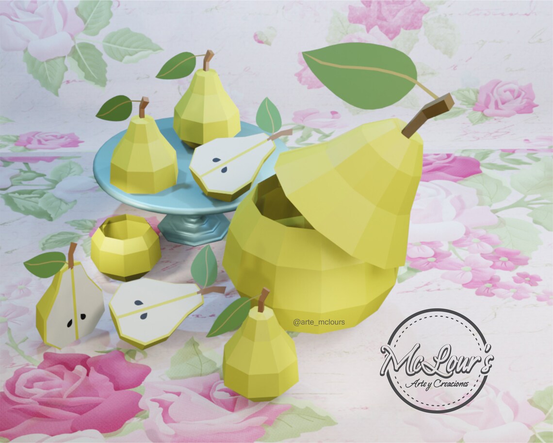 Pear Boxes/ Candy Bar Box/ Candy Bowl/ Diy Craft/ Pear Boxes/ | Etsy