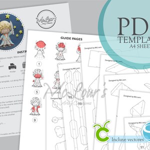 Boy Doll/ Diy Craft/ Template PDF STUDIO SVG/ Low Poly/ Papercraft/ 3D ...