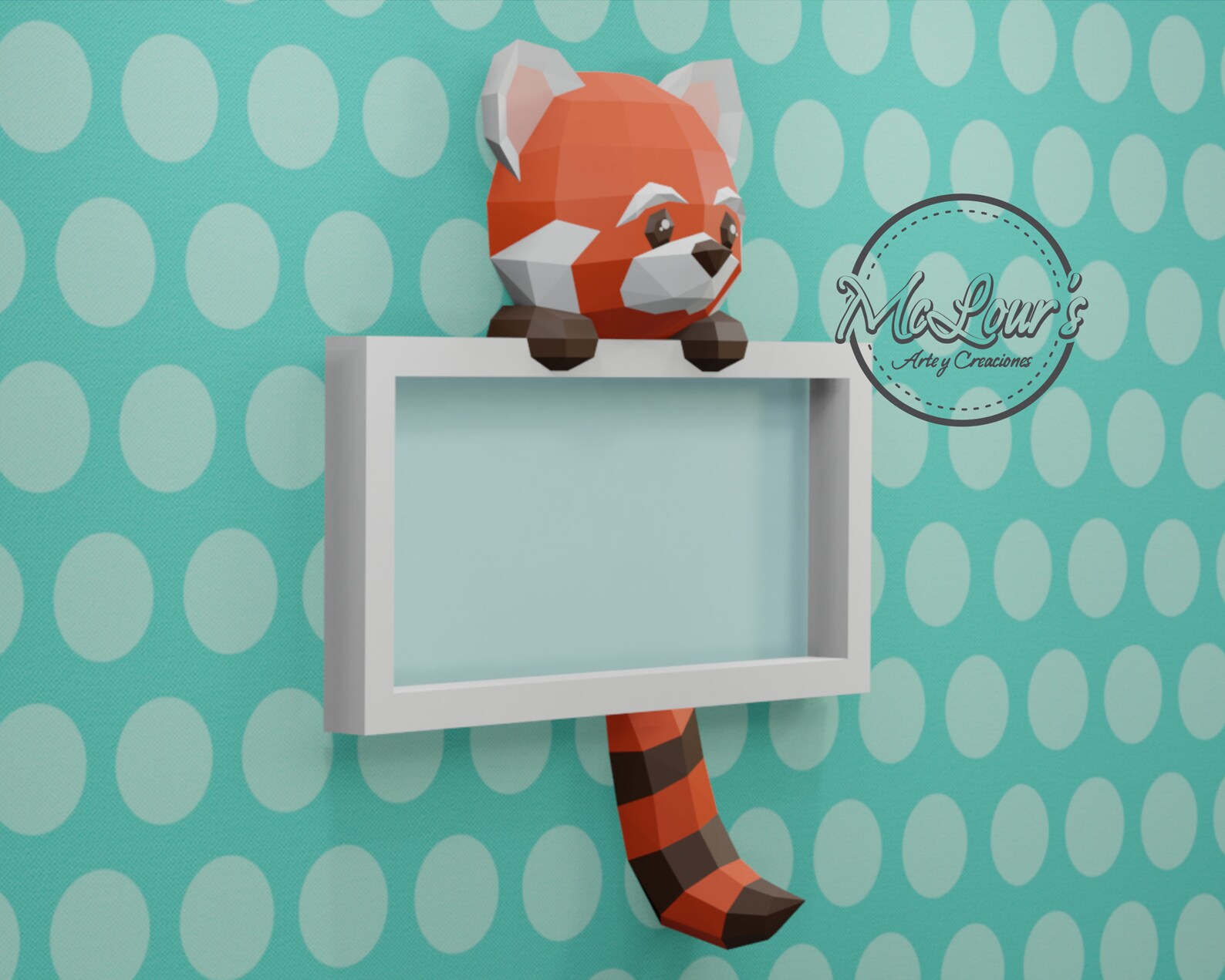 Red Panda Shadow Box/ Diy Craft/ Template PDF STUDIO SVG/ Low - Etsy UK