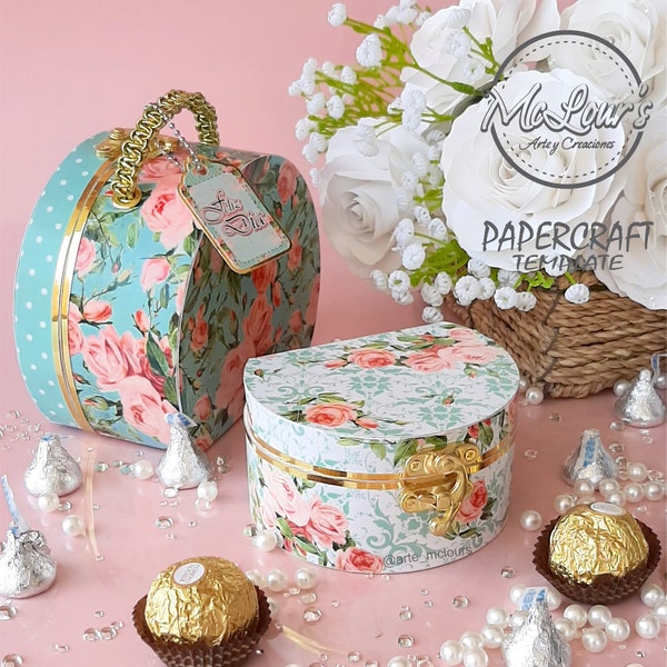 Round Suitcase - Etsy