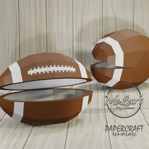 Ball Box Set/ Diy Craft/ Template PDF STUDIO SVG/ Low Poly/ Papercraft ...