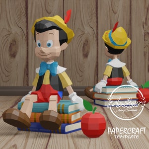 Boy Doll Papercraft 143/ Diy Craft/ Template PDF STUDIO SVG/ Low Poly ...