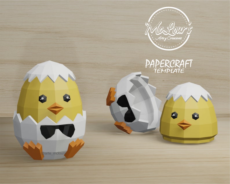 Cute Baby Chick Box/ Diy Craft/ Template PDF STUDIO SVG/ Low - Etsy