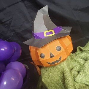 Pumpkin Halloween/ Calabaza con Tapa/ Template PDF DXF/ Low | Etsy