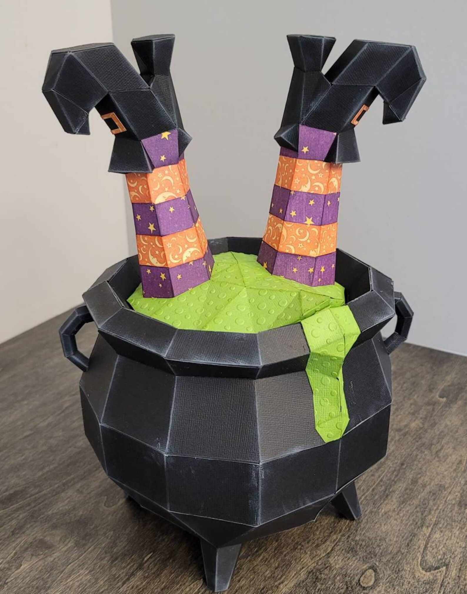 Witch Cauldron Box/ Halloween/ Diy Craft/ Template PDF STUDIO - Etsy