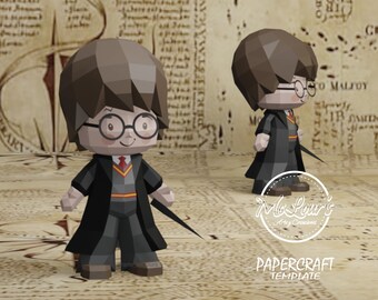Boy Doll/ Diy Craft/ Template PDF STUDIO SVG/ Low Poly/ Papercraft/ 3D ...