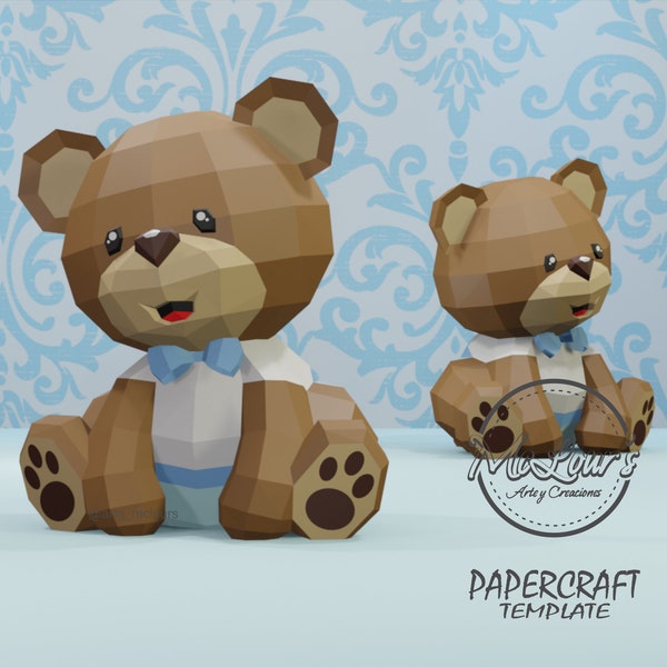 Bear Papercraft - Etsy