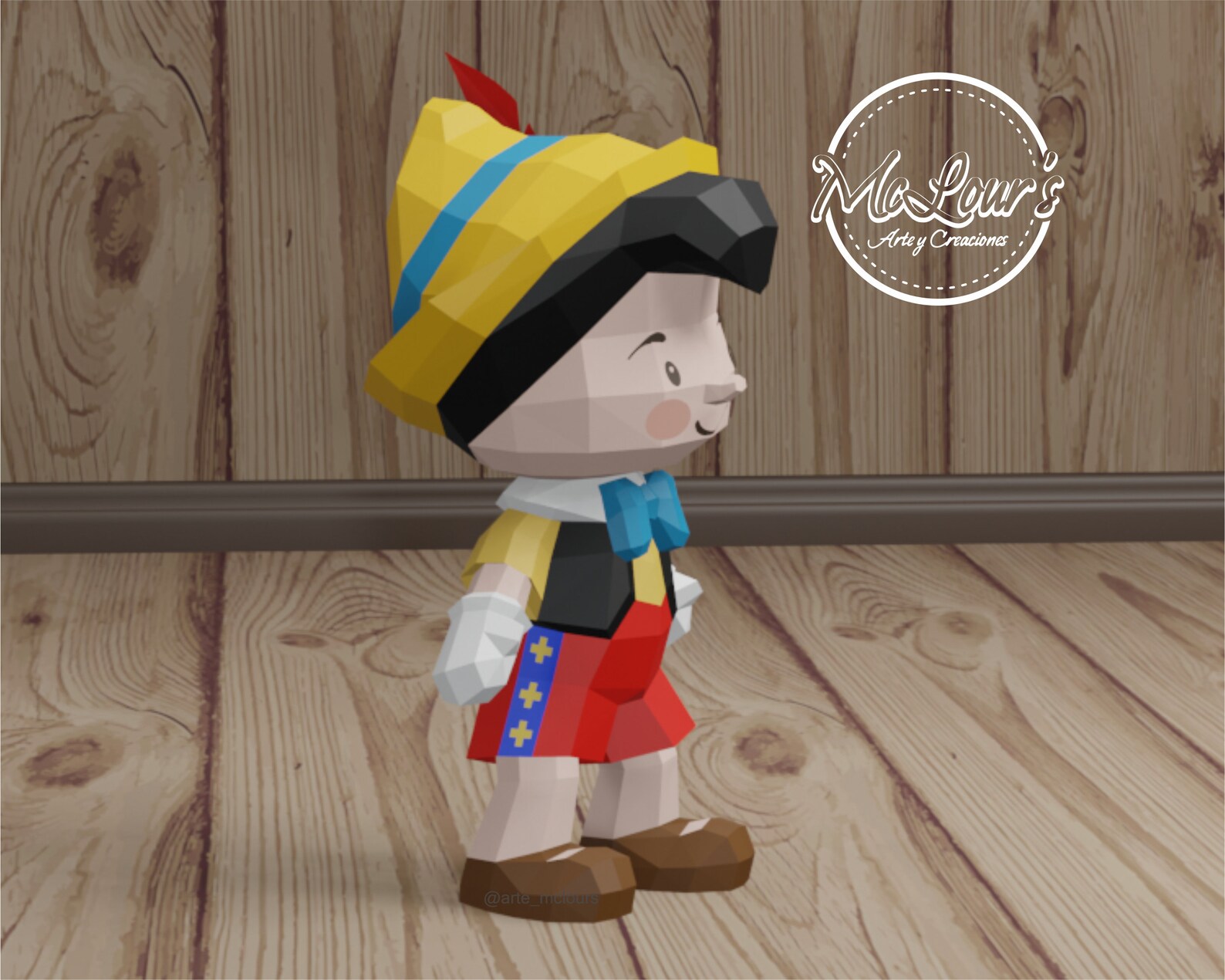Boy Doll Papercraft/ DiY Craft/ Template PDF STUDIO SVG/ Low Poly ...