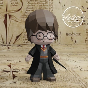 Boy Doll Papercraft/ DiY Craft/ Template PDF STUDIO SVG/ Low Poly ...